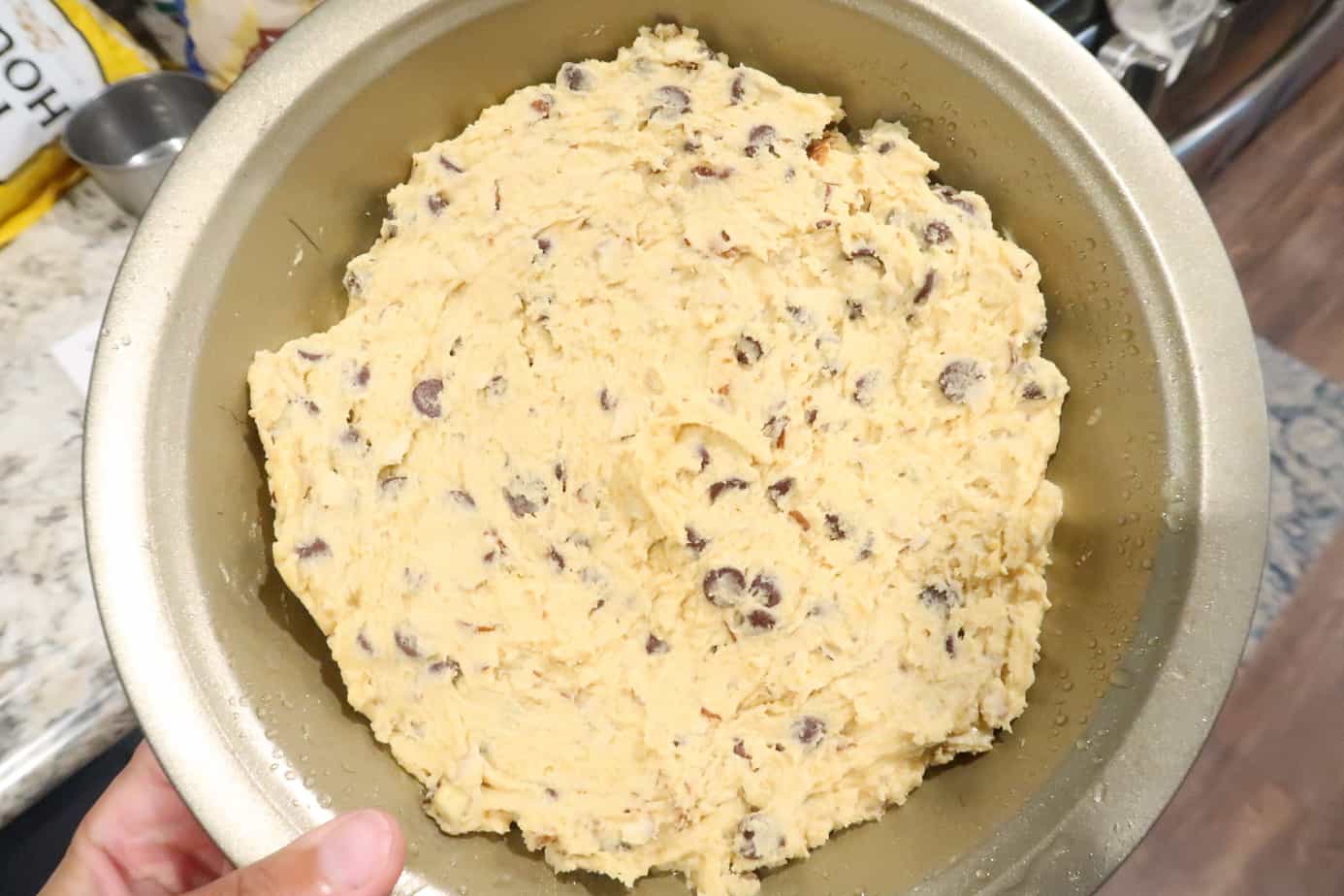 Easy Chocolate Chip Skillet Cookie in Ninja Foodi-Dessert