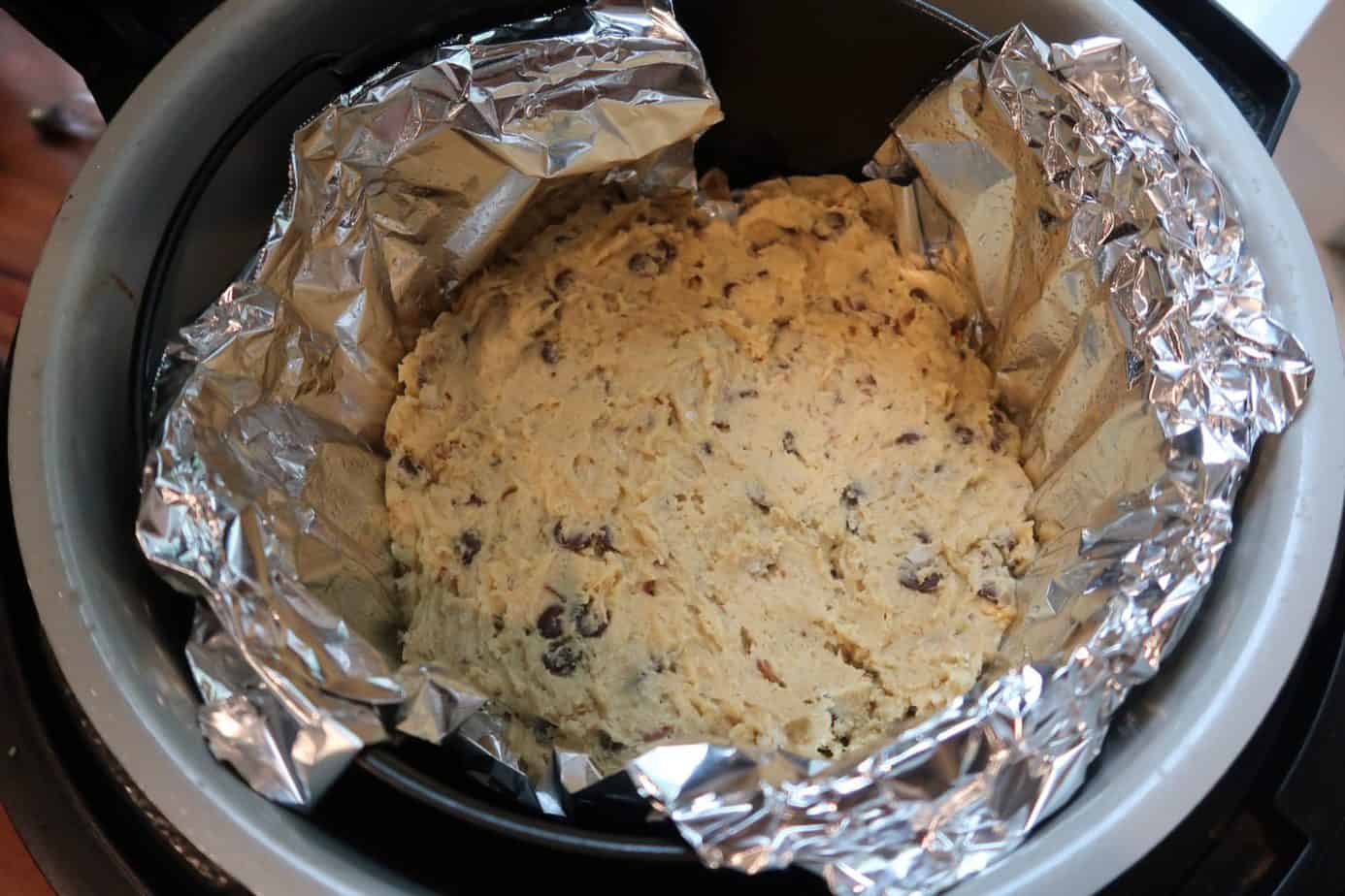 Easy Chocolate Chip Skillet Cookie in Ninja Foodi-Dessert
