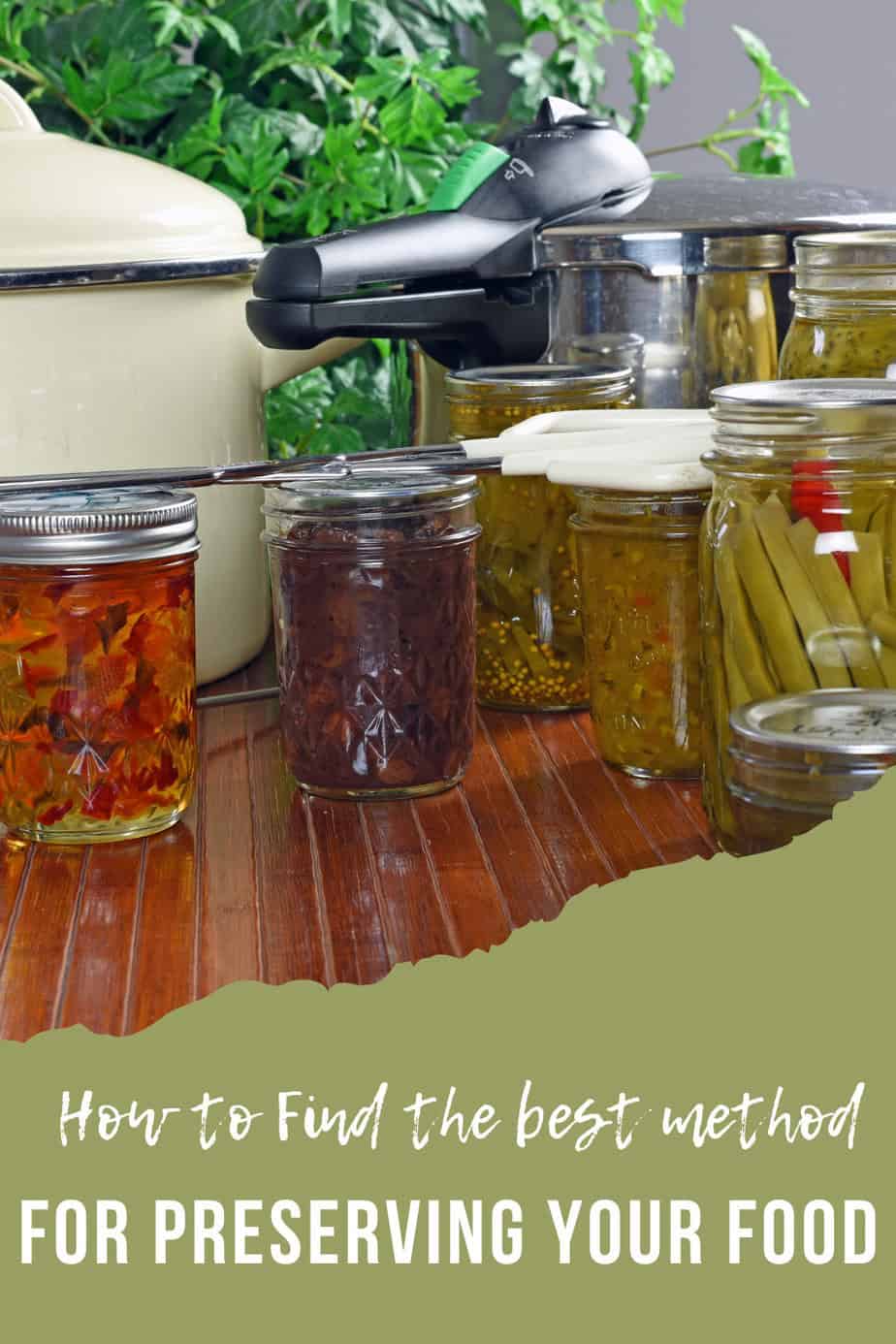 How to Preserve Food- 3 Ways