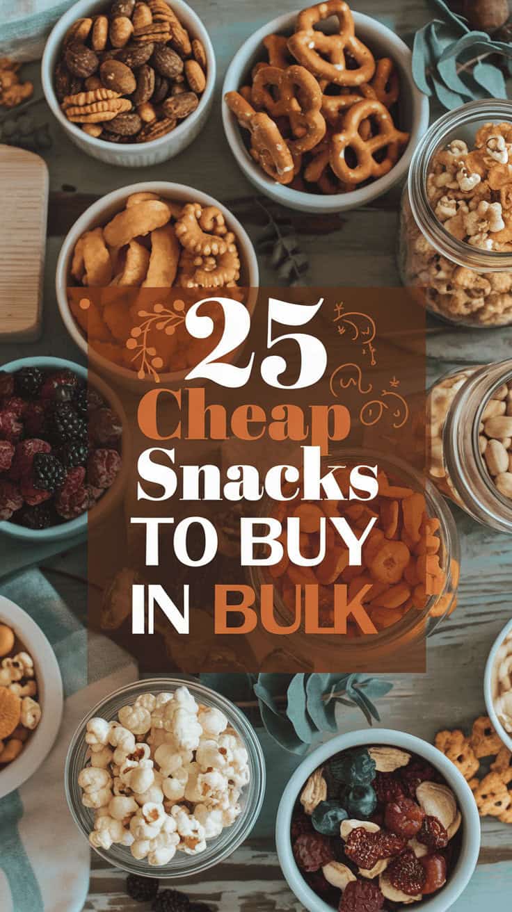 25 Cheap Snacks to Buy in Bulk