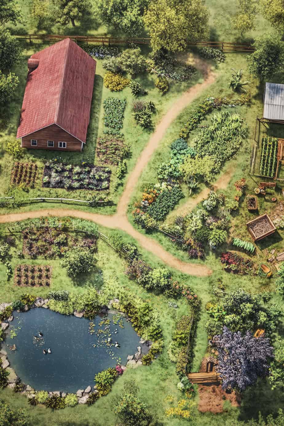 Ideas for a One Acre Homestead Layout