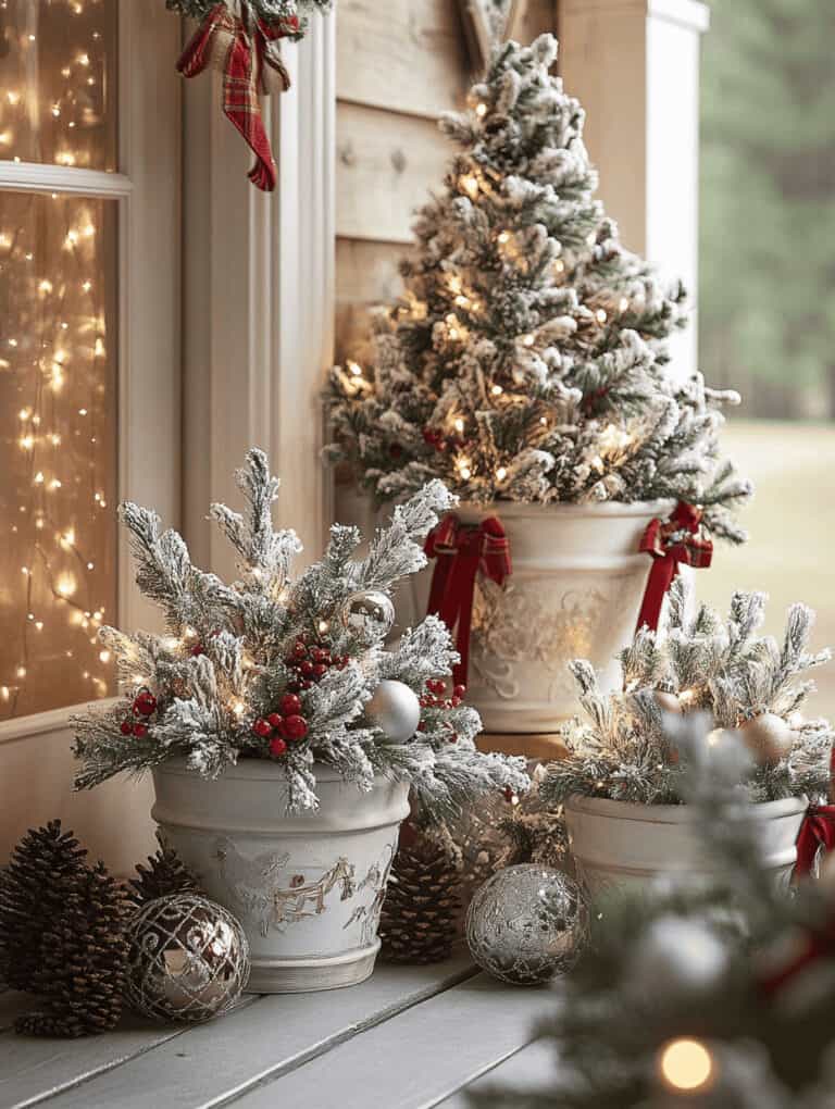 Cheap Christmas Decor Ideas for Your Porch