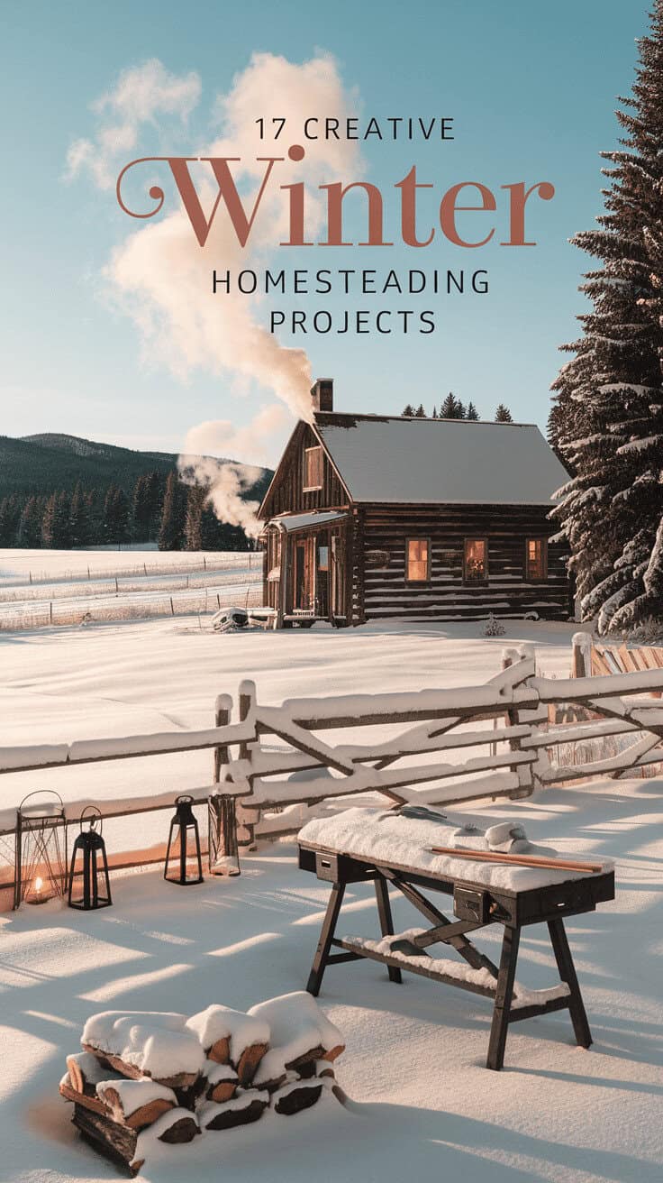 17 Creative Winter Homesteading Projects
