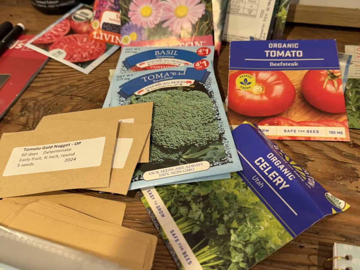 A Simple Frugal Way to Organize Your Seeds