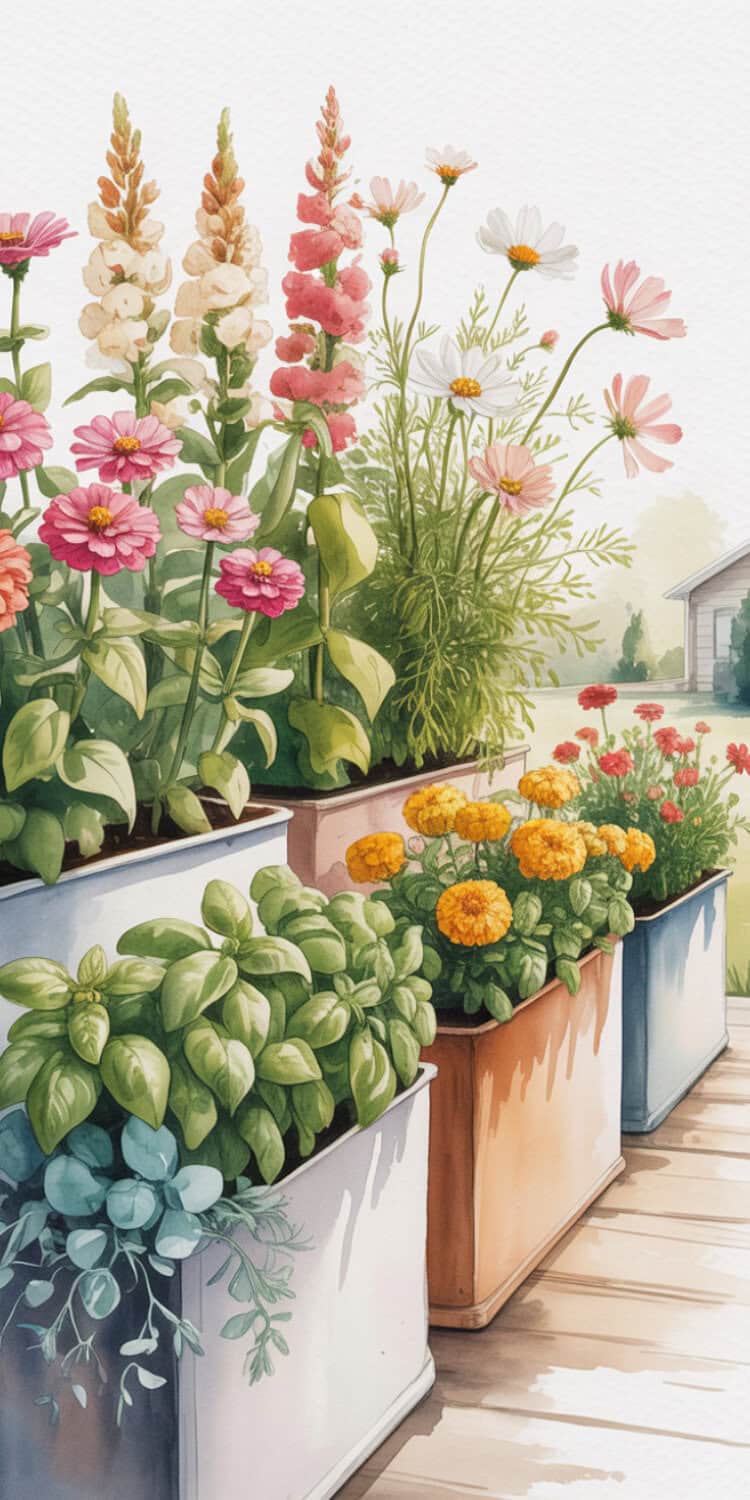 Cut Flower Garden Ideas for Container Gardening